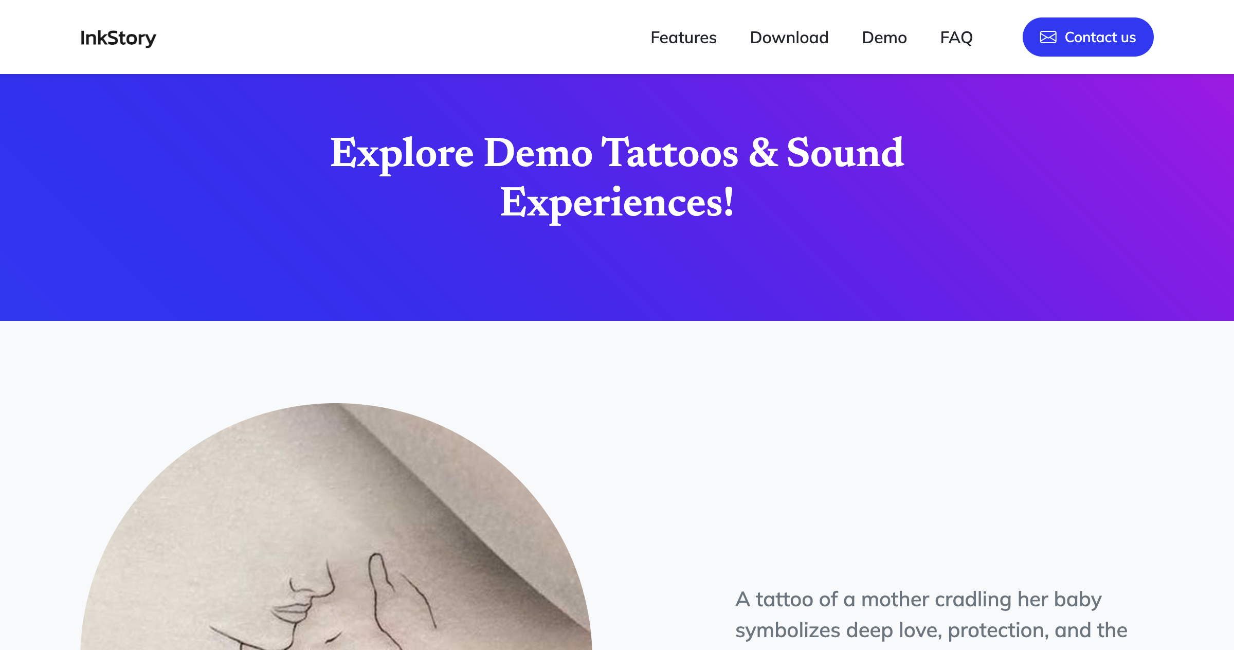 Try InkStory Demo | Experience Audio Tattoos Now